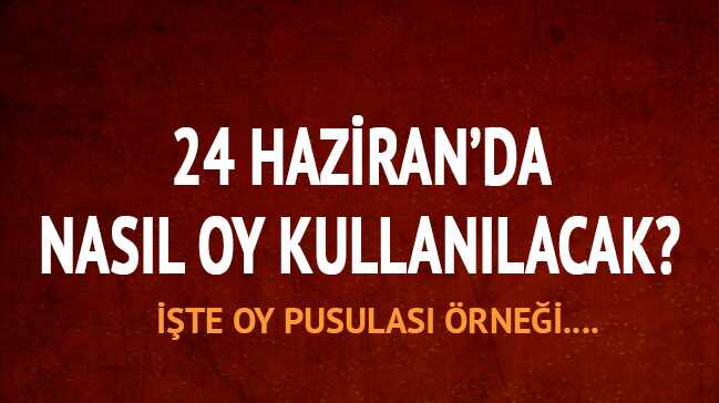 Oy pusulası 2018 örneği nasıl? YSK 24 Haziran seçim oy pusulası nasıl ...